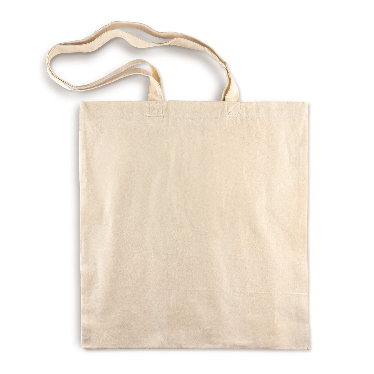 Baumwolltasche 38x42 cm mit zwei langen Henkeln 70cm – AllBags Baumwolltasche 38x42 cm mit zwei langen Henkeln 70cm – AllBags