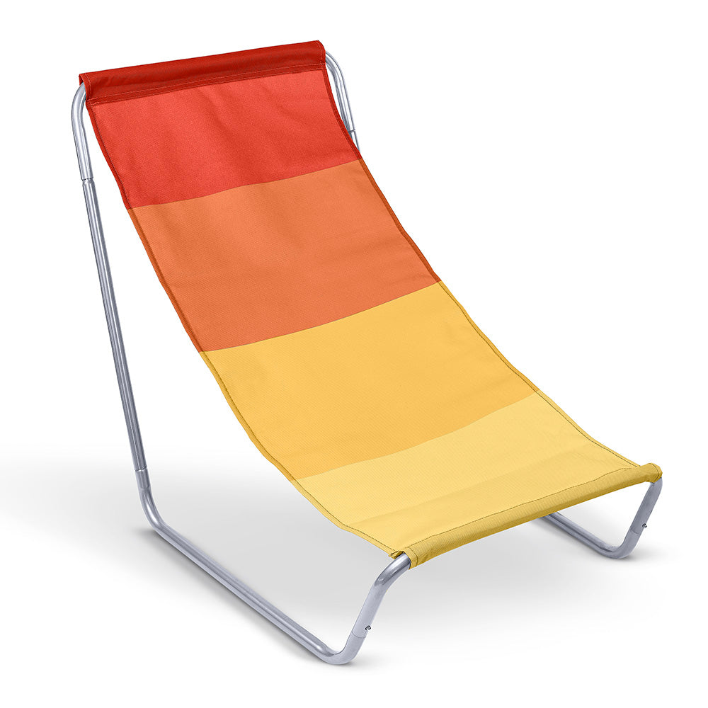 Liegestuhl aus Metall mit Tragetasche Orange GRADIENT – AllBags