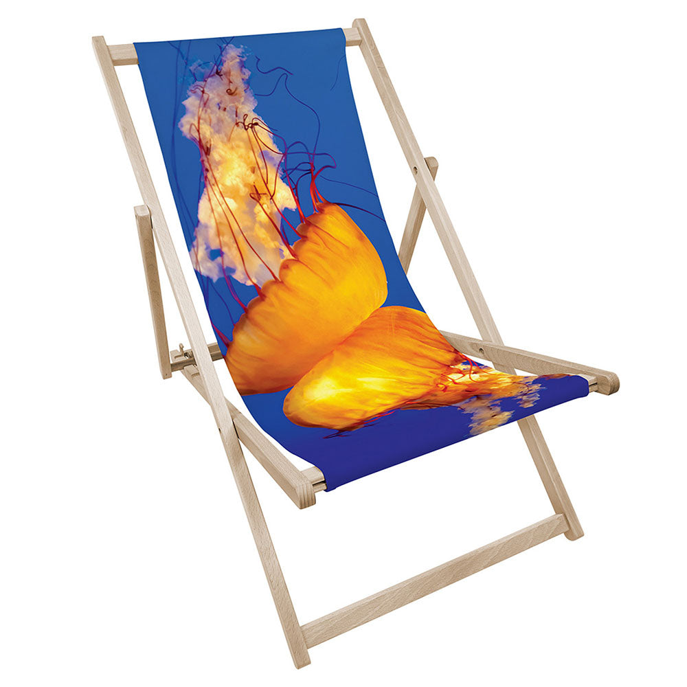 Holz-Liegestühle Gelbe Qualle – AllBags