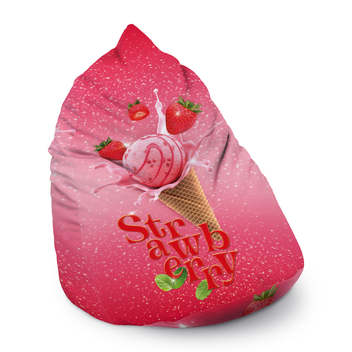 Bean Bag Sitzsack – XXL-Beutel mit 300 l – STRAWBERRY – AllBags