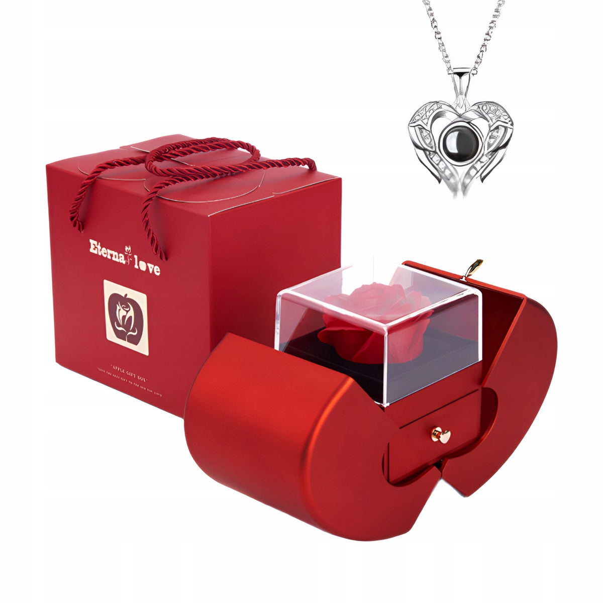 Ewige Rosenherz-Box – AllBags