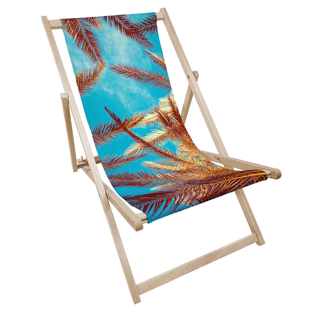 Holz-Liegestühle Braune Palme – AllBags